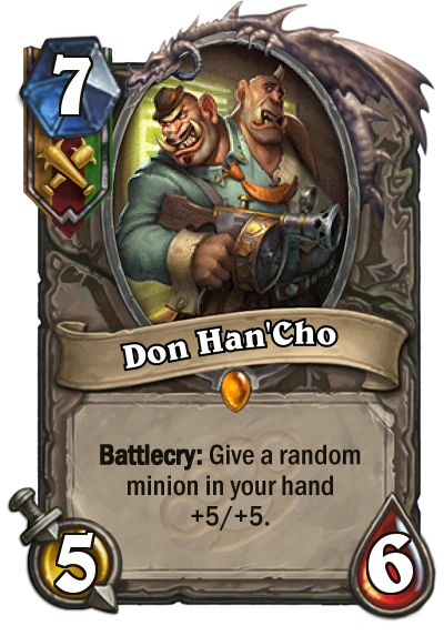 Don Han'Cho | Hearthstone: Heroes of Warcraft Wiki | Fandom