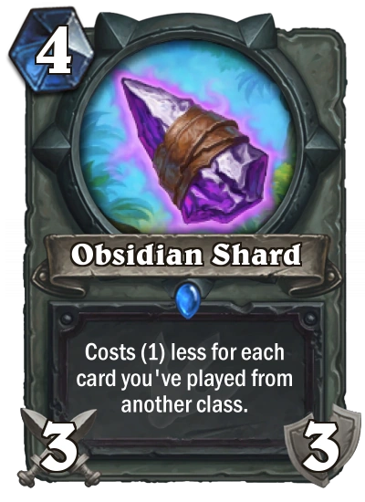 Obsidian Shard | Hearthstone: Heroes of Warcraft Wiki | Fandom