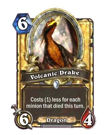 Volcanic Drake - Hearthstone Wiki