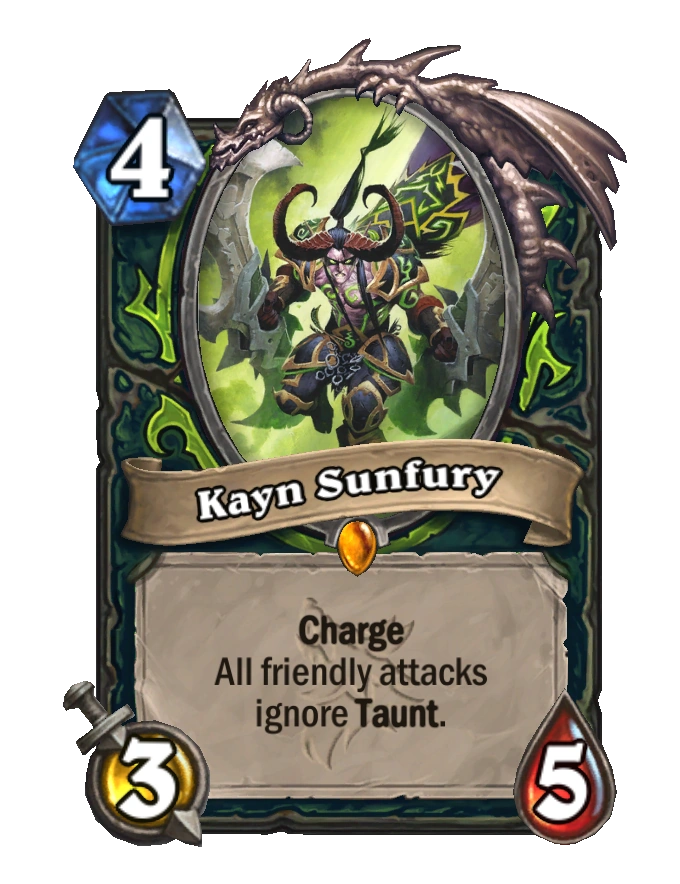 Kayn Sunfury (Core) - Hearthstone Wiki