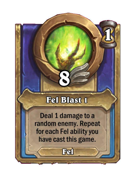 Mercenaries/Fel Blast 1 - Hearthstone Wiki
