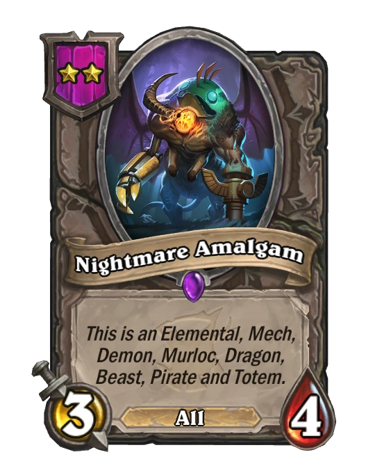 Data:Cards/Nightmare Amalgam (Battlegrounds) - Hearthstone Wiki