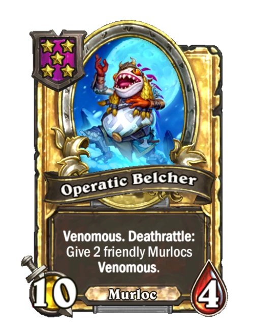 Battlegrounds/Operatic Belcher (golden) - Hearthstone Wiki