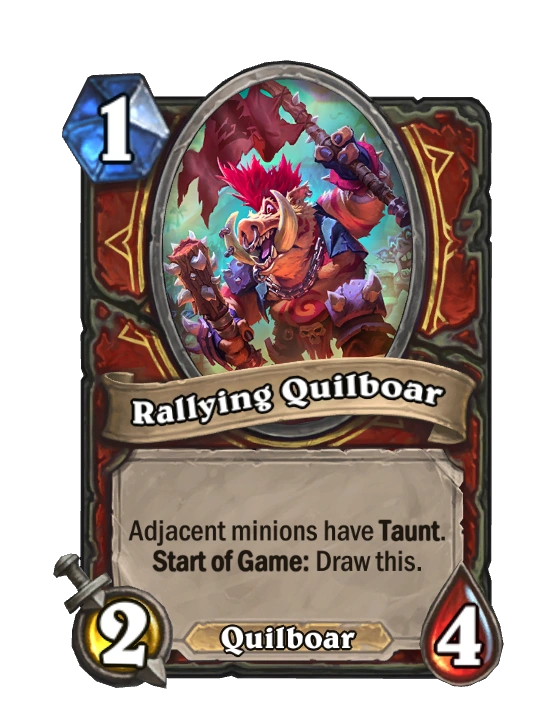 Rallying Quilboar - Hearthstone Wiki