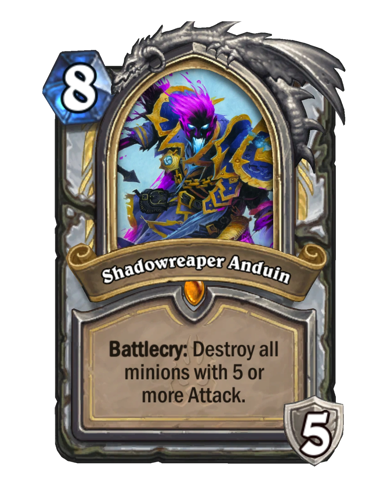 Shadowreaper Anduin - Hearthstone Wiki