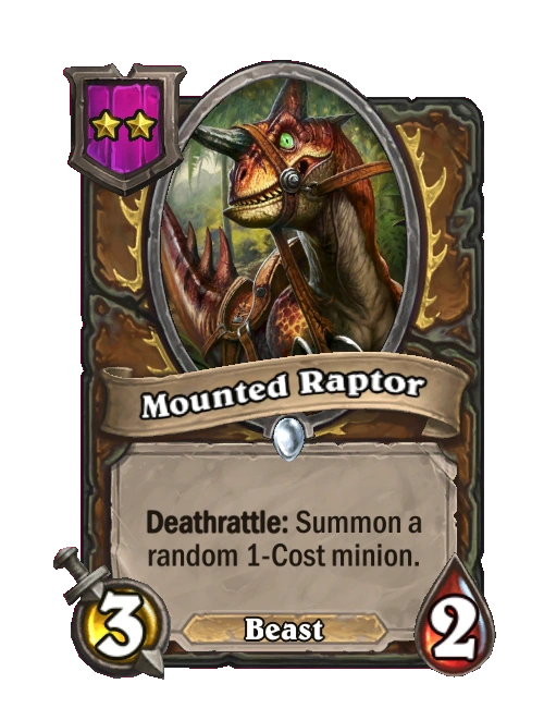 Battlegrounds/Mounted Raptor - Hearthstone Wiki