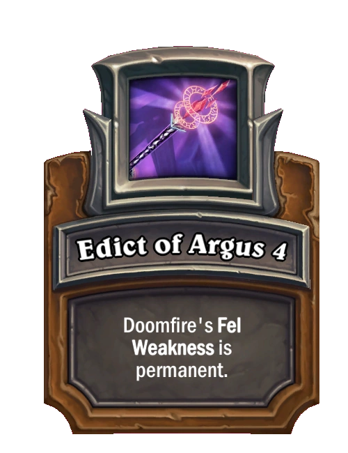 Mercenaries/Edict of Argus 4 - Hearthstone Wiki