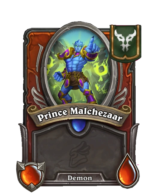 Mercenaries/Prince Malchezaar (92556) - Hearthstone Wiki