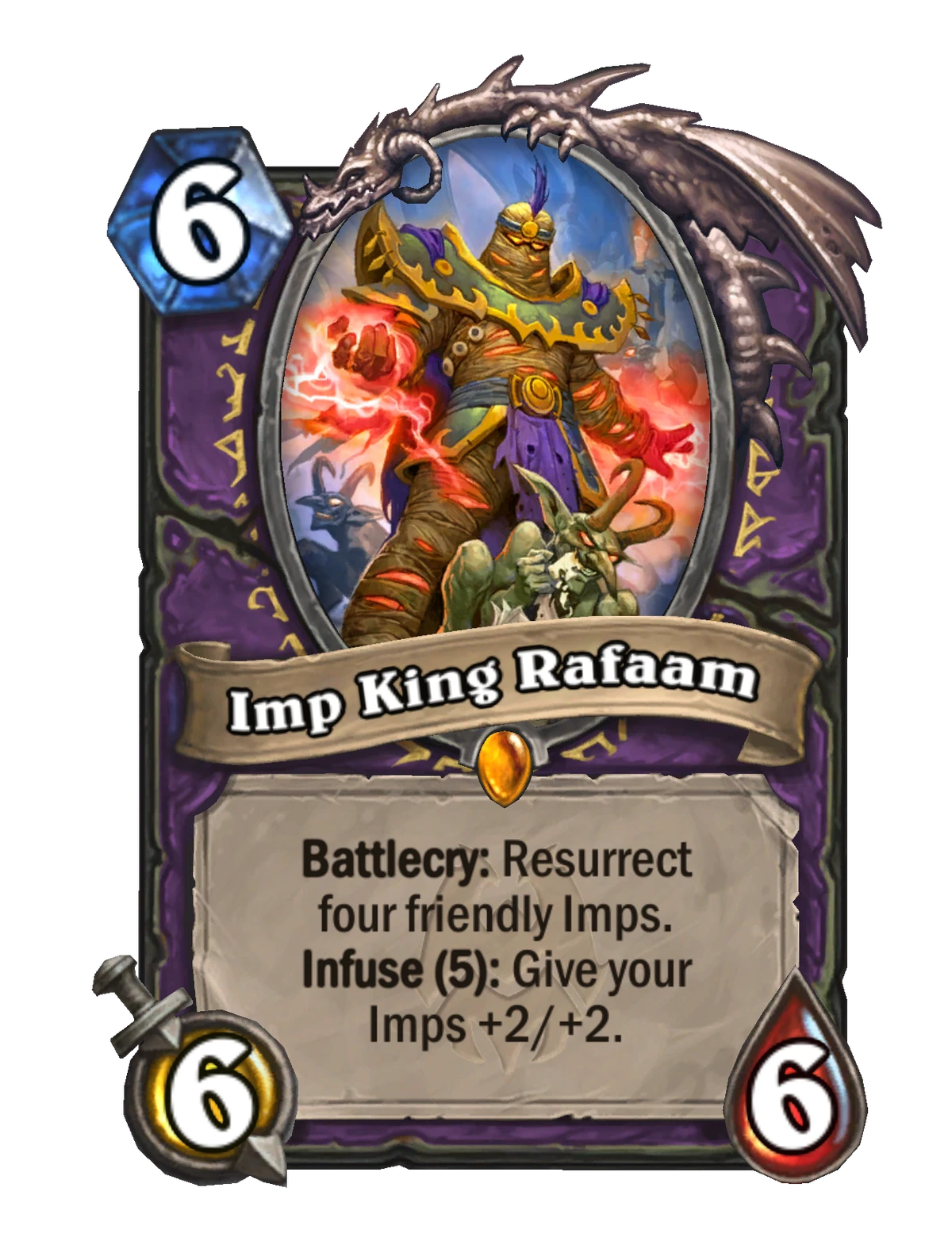 Imp King Rafaam - Hearthstone Wiki