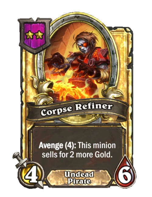 Battlegrounds/Corpse Refiner (golden) - Hearthstone Wiki