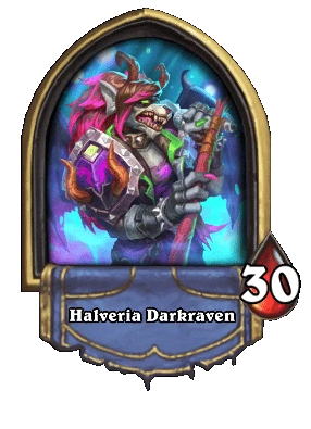 Halveria Darkraven (hero) - Hearthstone Wiki