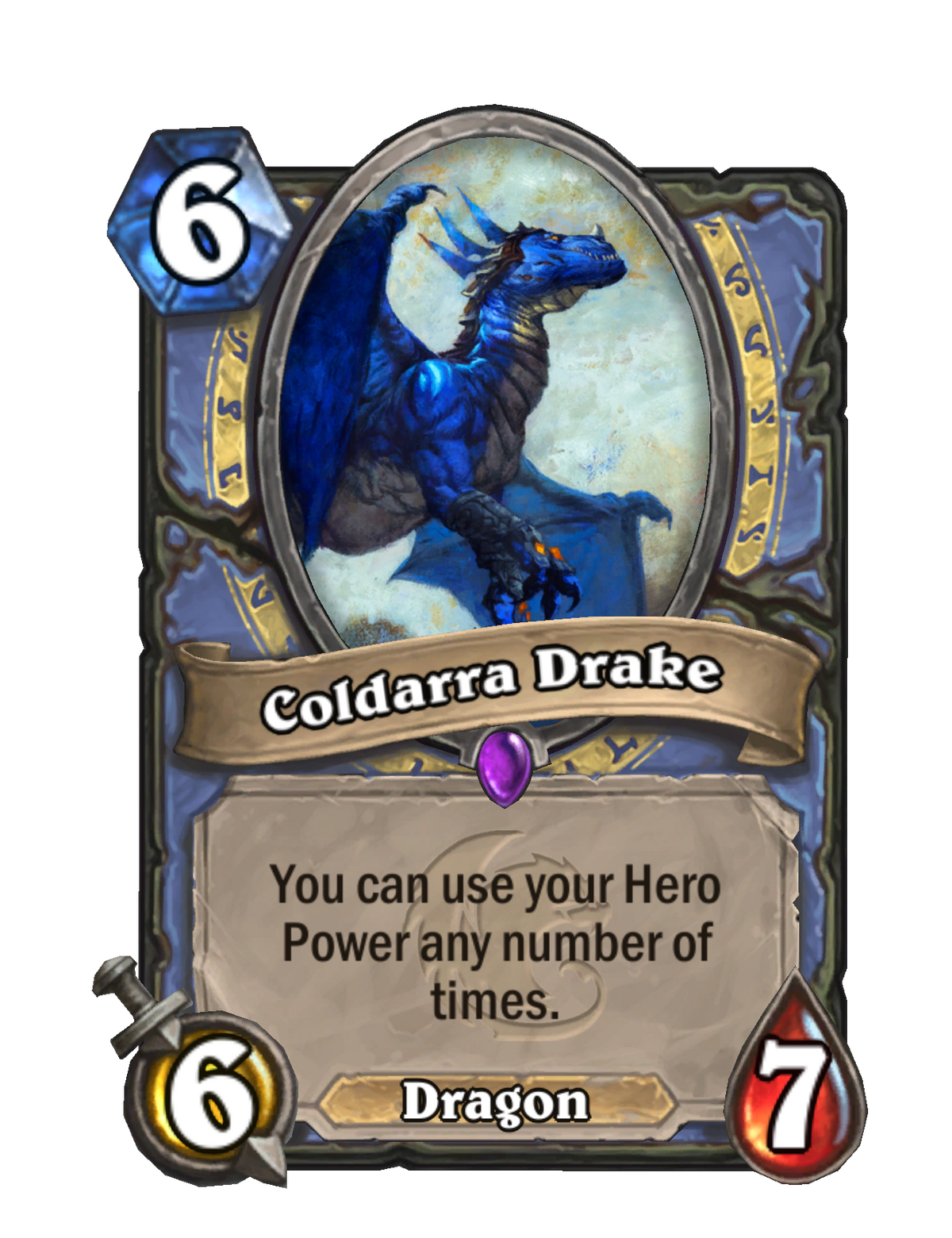 Coldarra Drake (Core) - Hearthstone Wiki