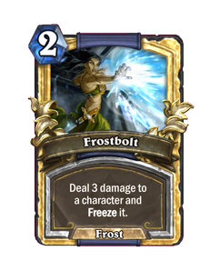 Frostbolt - Hearthstone Wiki