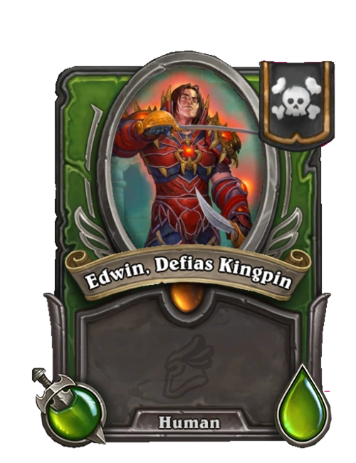 Mercenaries/Edwin, Defias Kingpin (77657) - Hearthstone Wiki