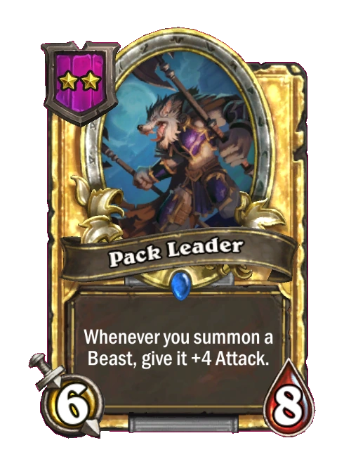 Battlegrounds/Pack Leader (golden) - Hearthstone Wiki