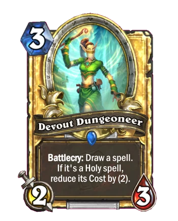 Devout Dungeoneer - Hearthstone Wiki
