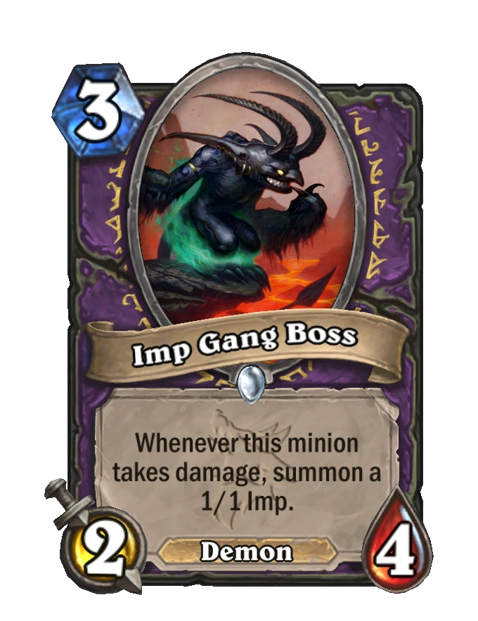 Imp Gang Boss (Core) - Hearthstone Wiki