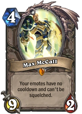 Max McCall - Hearthstone Wiki