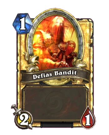 Defias Bandit - Hearthstone Wiki