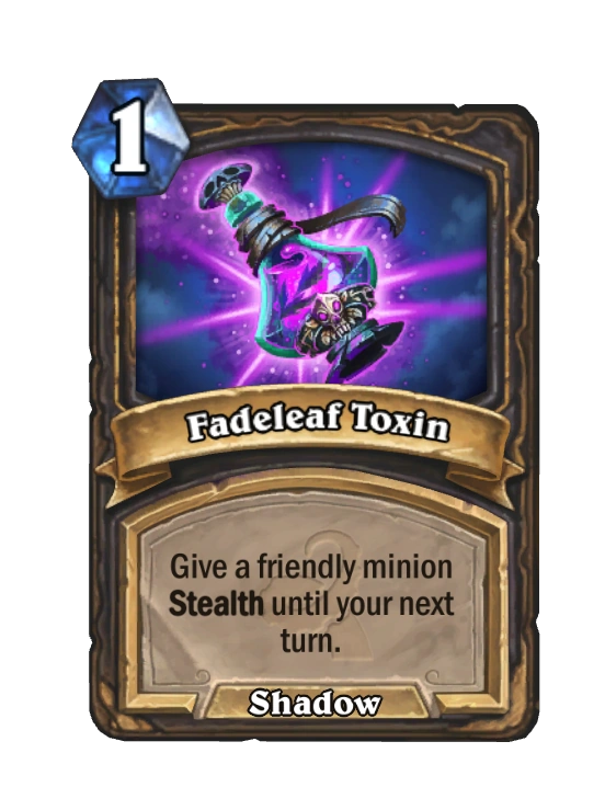 Fadeleaf Toxin - Hearthstone Wiki