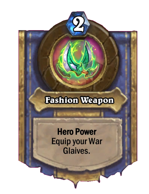 Fashion Weapon (boss) - Hearthstone Wiki