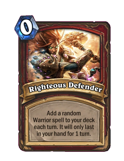 Righteous Defender - Hearthstone Wiki
