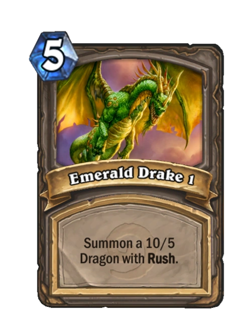 Mercenaries/Emerald Drake 1 - Hearthstone Wiki