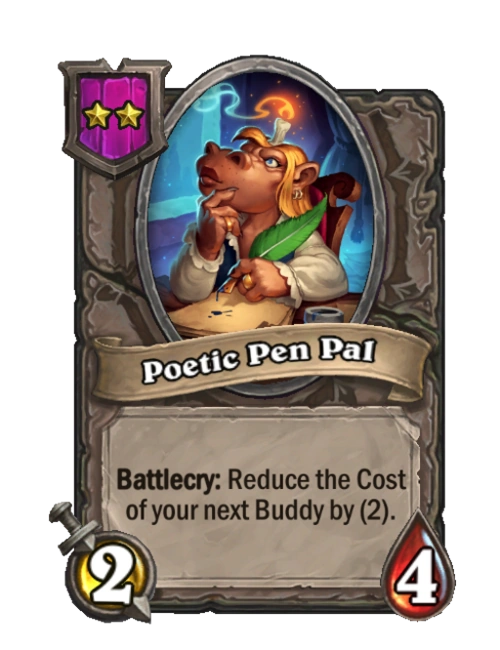 Battlegrounds/Poetic Pen Pal - Hearthstone Wiki