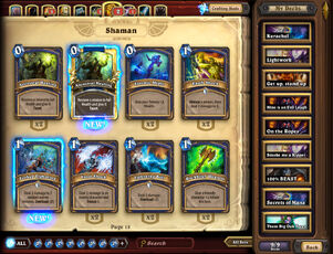 Collection manager - Hearthstone Wiki