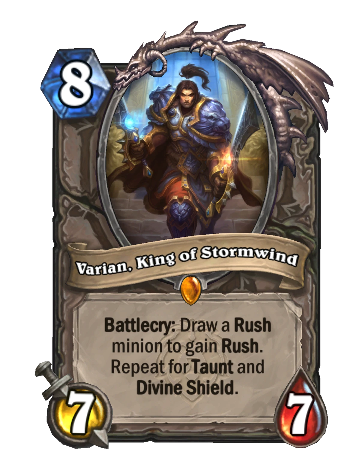 Varian, King of Stormwind - Hearthstone Wiki