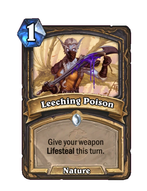 Leeching Poison (Core) - Hearthstone Wiki