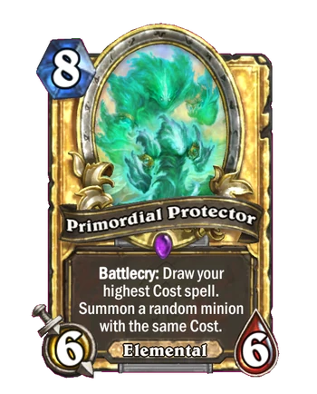 Primordial Protector - Hearthstone Wiki