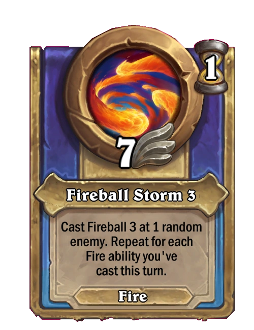 Mercenaries/Fireball Storm 3 - Hearthstone Wiki