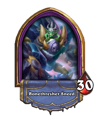 Battlegrounds/Bonethresher Sneed - Hearthstone Wiki