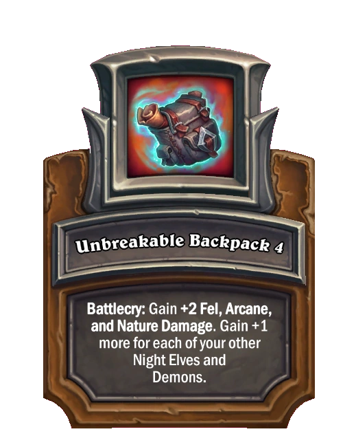 Mercenaries/Unbreakable Backpack 4 - Hearthstone Wiki
