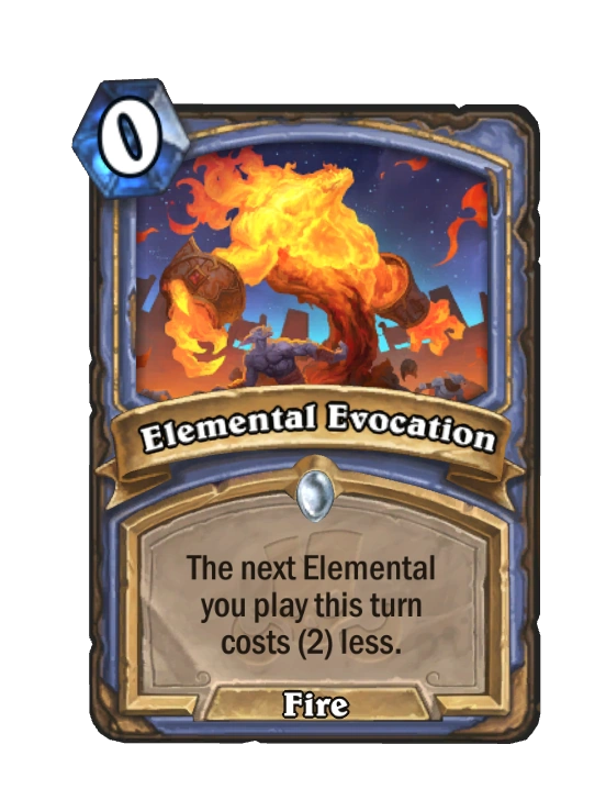 Elemental Evocation Hearthstone Wiki