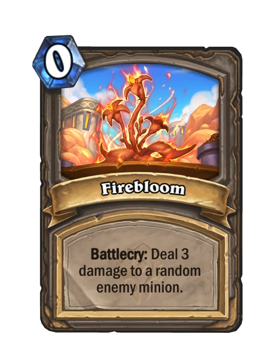 Firebloom (1 mana) - Hearthstone Wiki