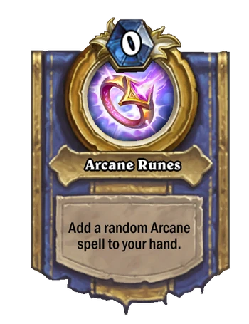 Arcane Runes - Hearthstone Wiki