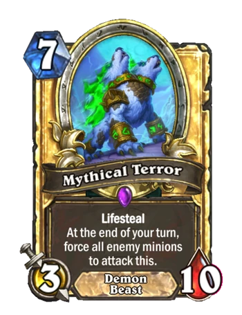 Mythical Terror - Hearthstone Wiki