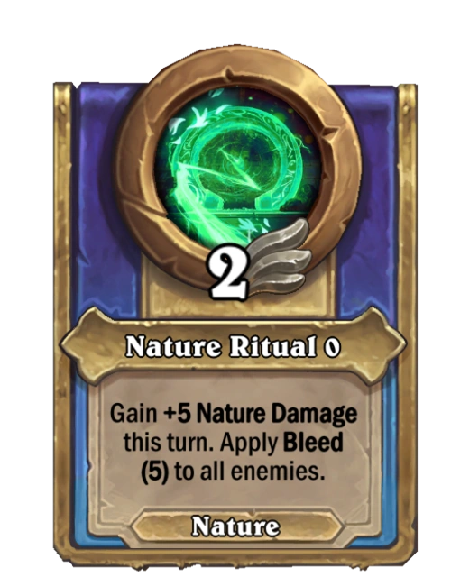 Mercenaries/Nature Ritual 1 - Hearthstone Wiki