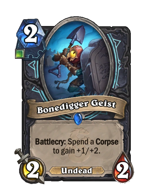 Bonedigger Geist (boss) - Hearthstone Wiki