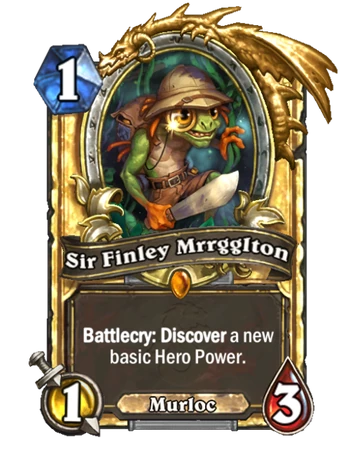 Sir Finley Mrrgglton (Core) - Hearthstone Wiki