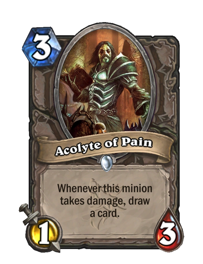Acolyte of Pain (Core) - Hearthstone Wiki