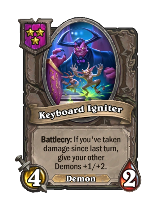 Battlegrounds/Keyboard Igniter - Hearthstone Wiki