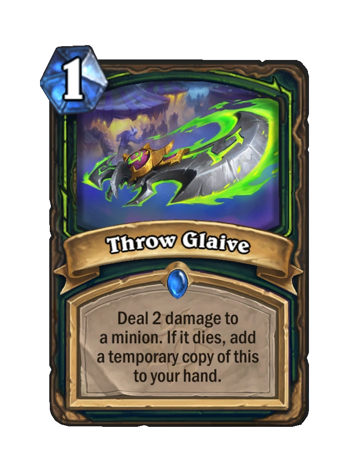 Throw Glaive - Hearthstone Wiki