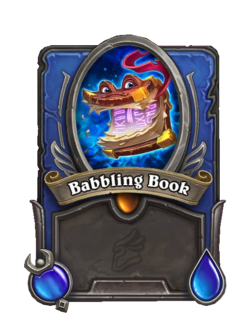 Mercenaries/Babbling Book (89886) - Hearthstone Wiki