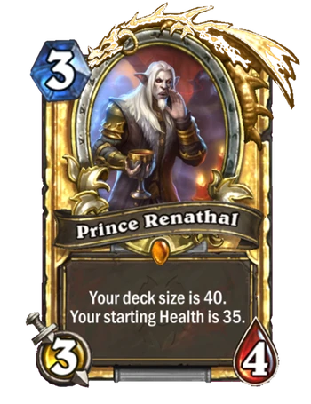 Prince Renathal - Hearthstone Wiki