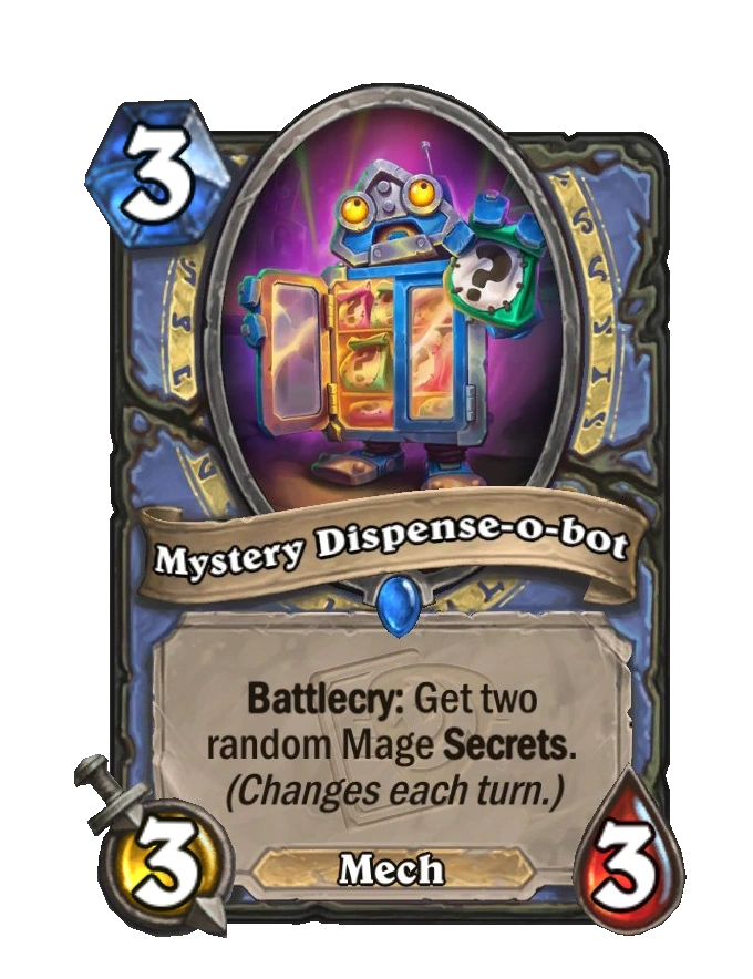 Mystery Dispense-o-bot - Hearthstone Wiki