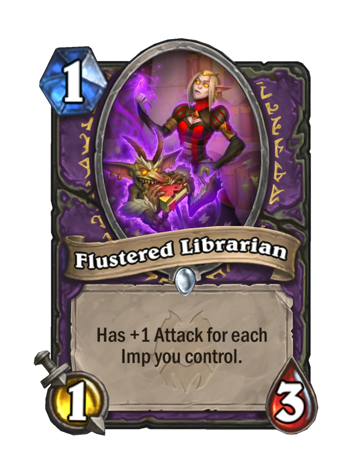 Flustered Librarian - Hearthstone Wiki