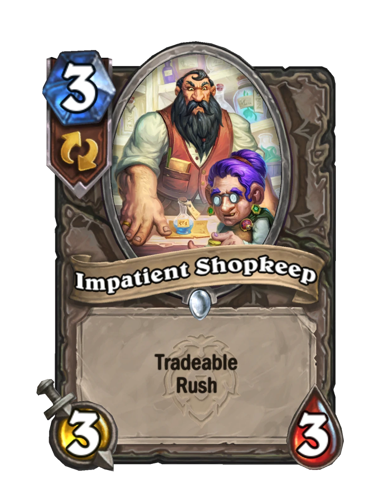 Impatient Shopkeep - Hearthstone Wiki